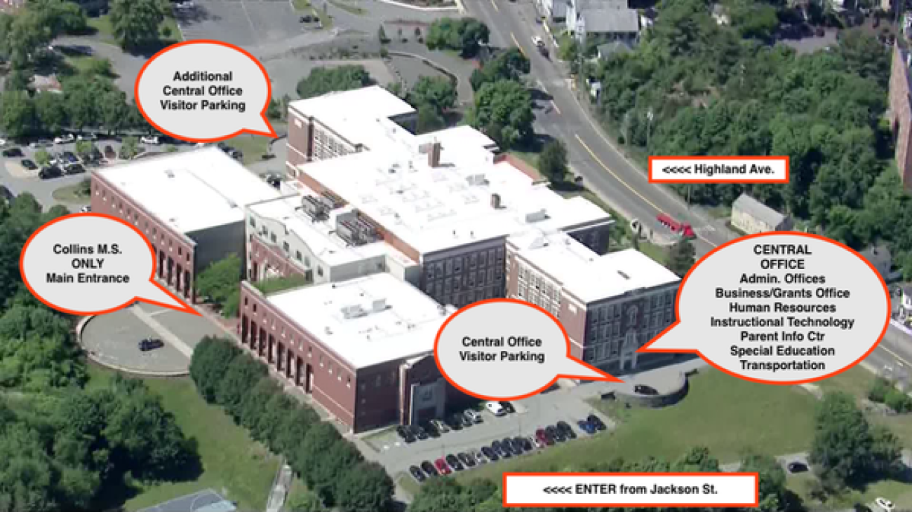 Where to go to visit the central office at SPS - Salem School District