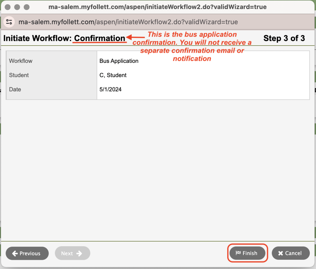Applying for Transportation - Salem School District